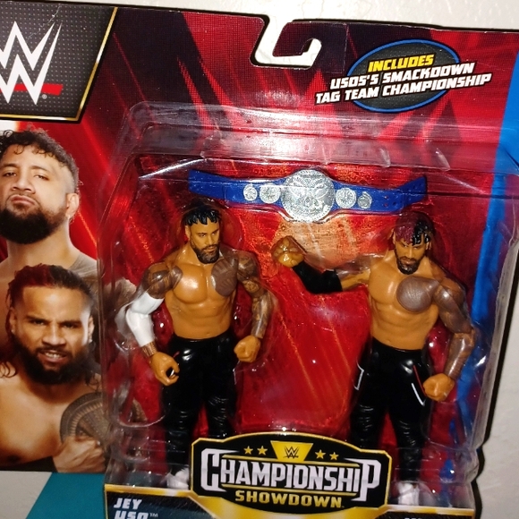 Toys | Wwe Championship Showdown Series 11 Bloodline Jey Jimmy Uso ...